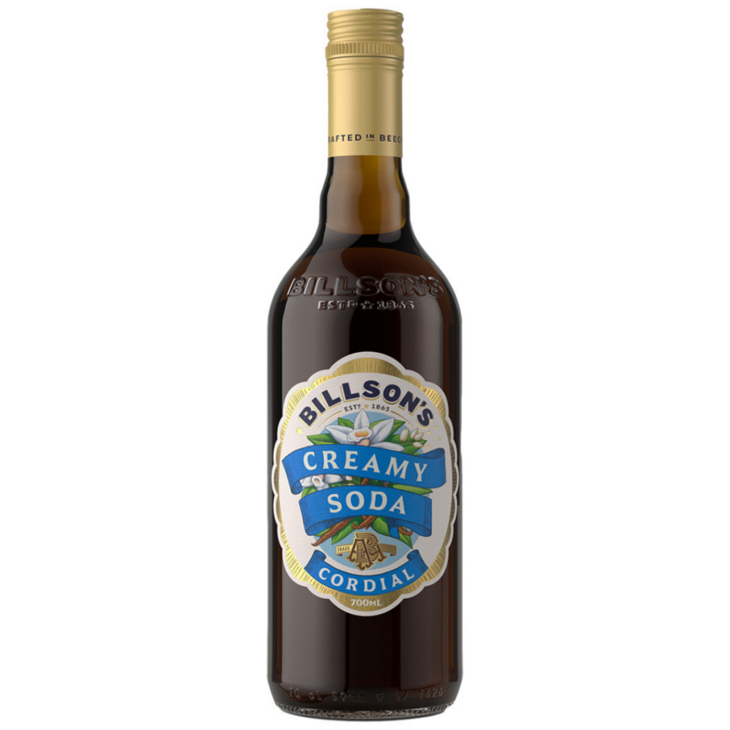 Billson's Creamy Soda Cordial 700ml - Pack of 6 – BoozeTime Australia
